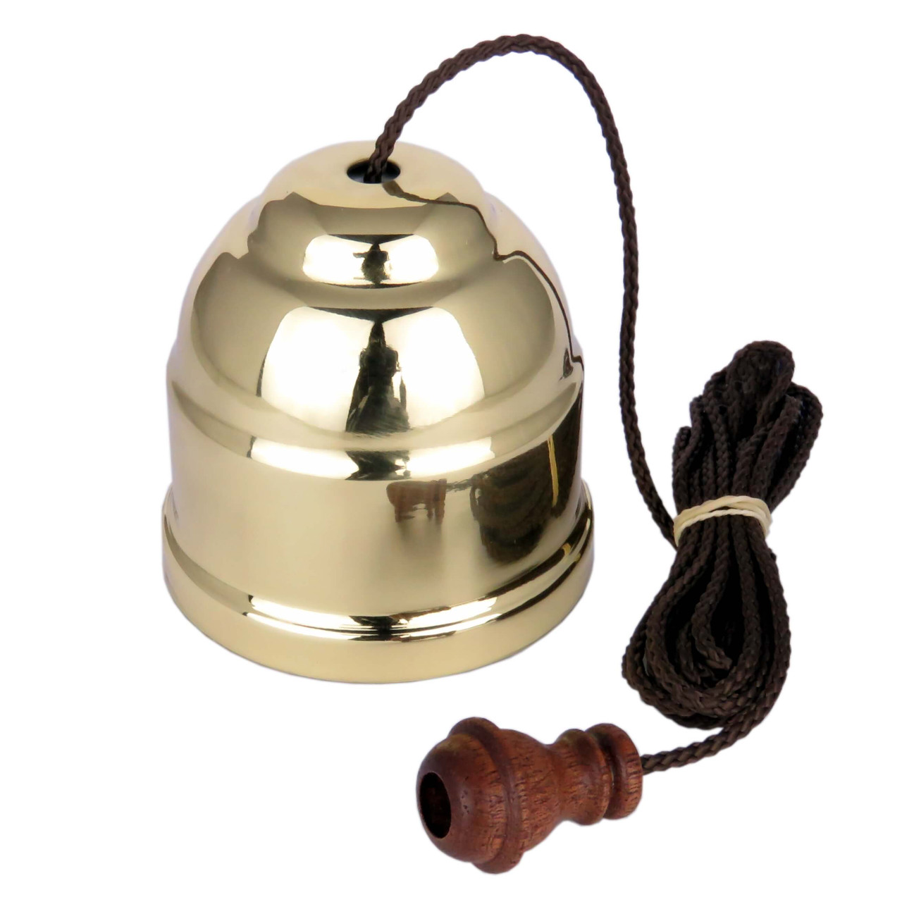 Classic Electric Grand Ceiling Pull Switch | Polished Brass