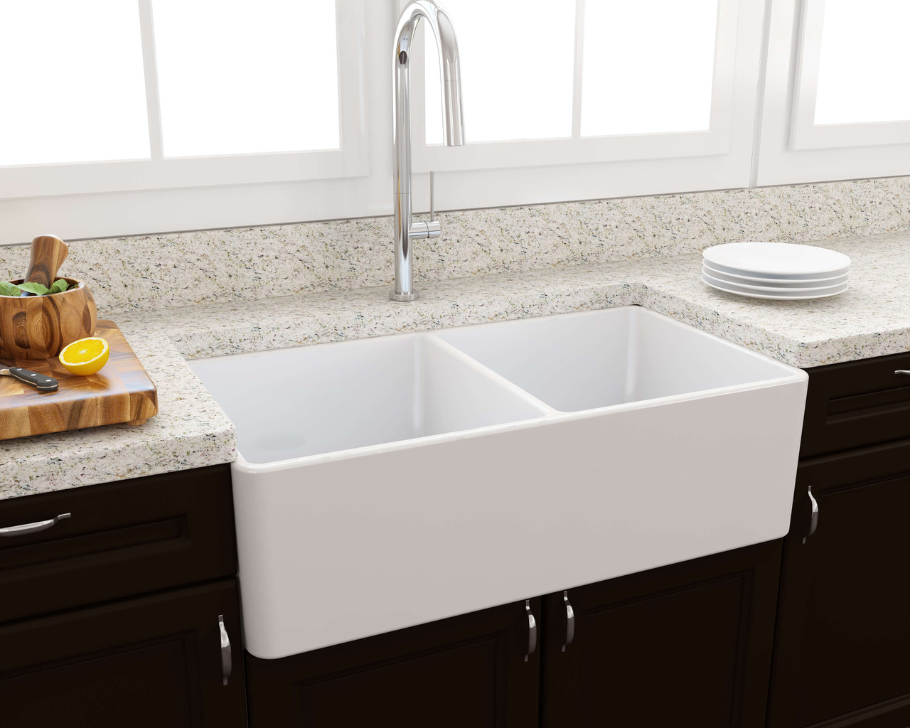Turner Hastings Novi Double Bowl Butler Sink | 837 x 254 x 457mm ...