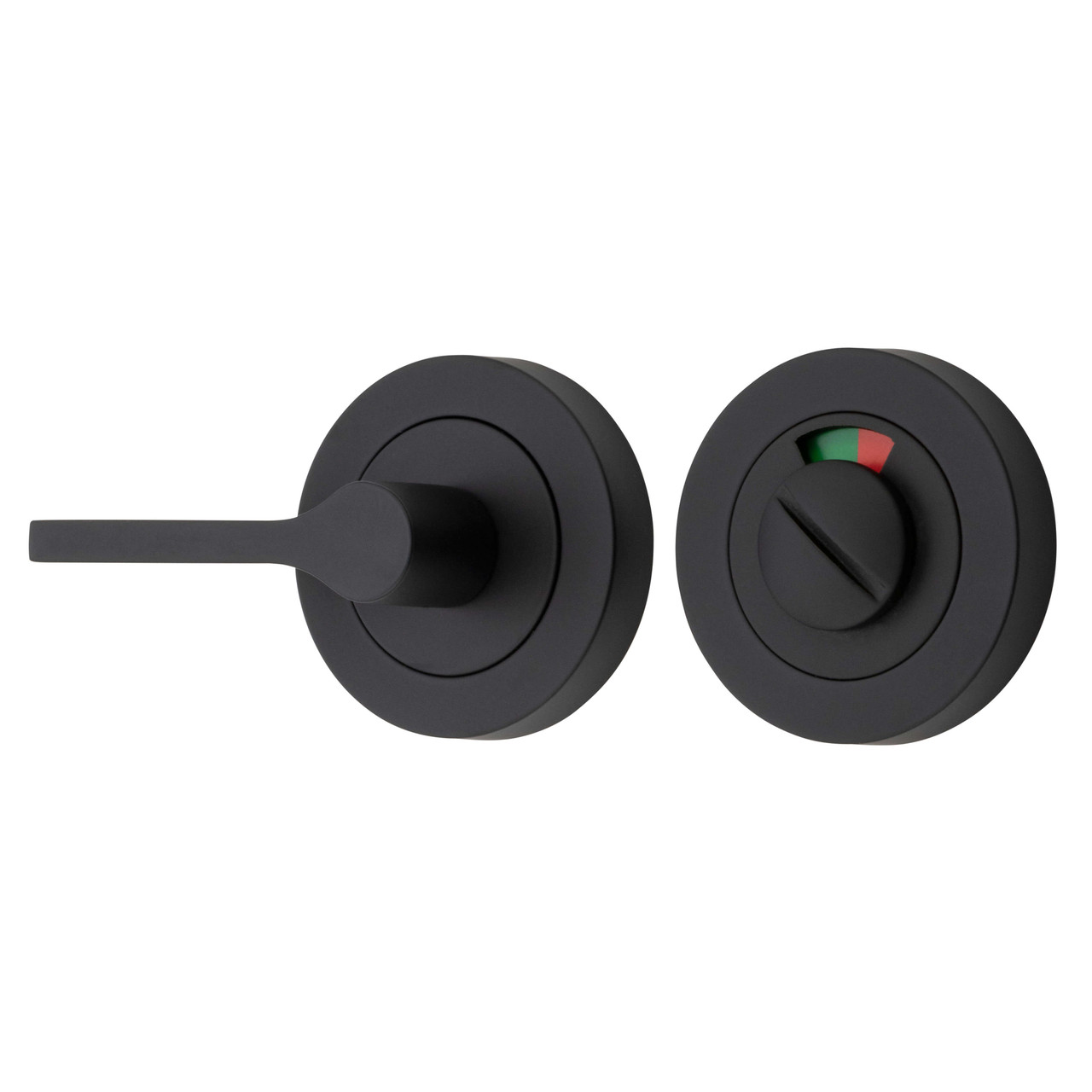 Iver Accessibility Round Privacy Turn | 52mm | Matte Black