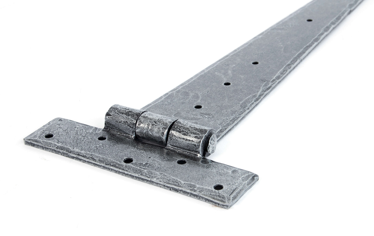 From The Anvil Decorative T Hinge | 560mm | Pewter Patina