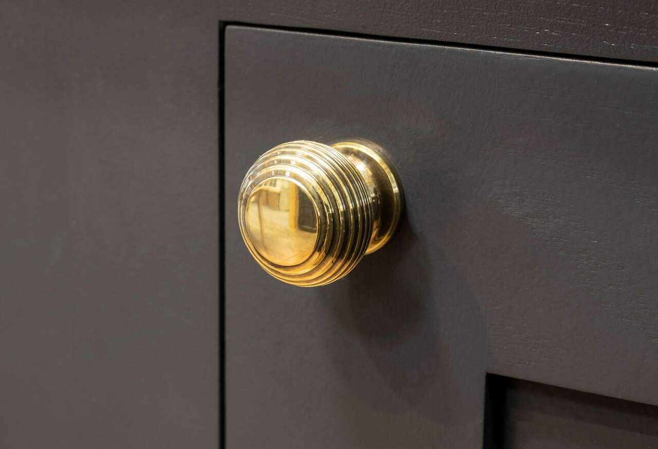 From The Anvil Beehive Cabinet Knob | Aged Brass