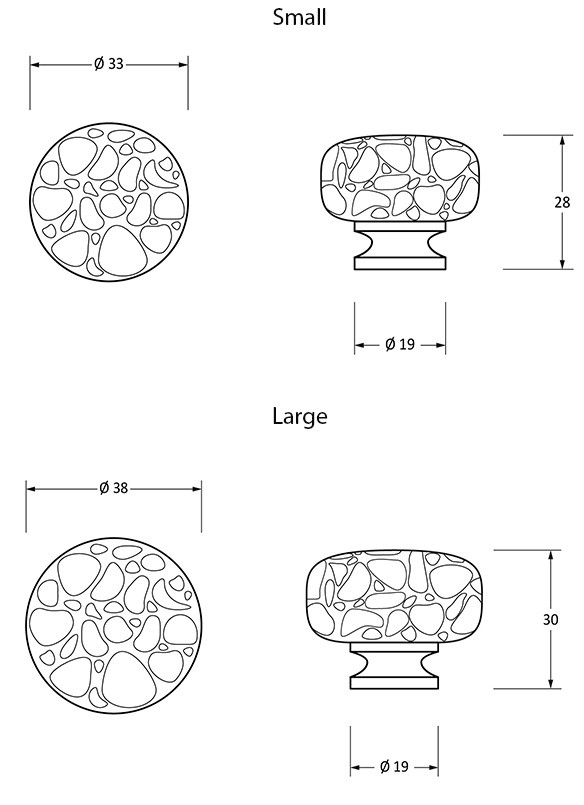 From The Anvil Elan Cabinet Knob | Natural Smooth