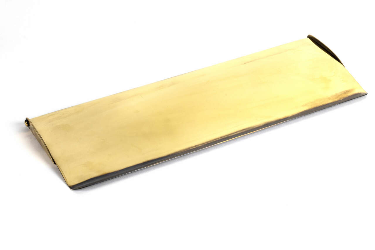 From The Anvil Large Letter Plate Cover | Aged Brass