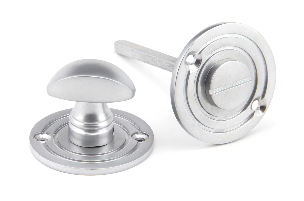 From The Anvil Round Privacy Turn 50mm Satin Stainless Steel