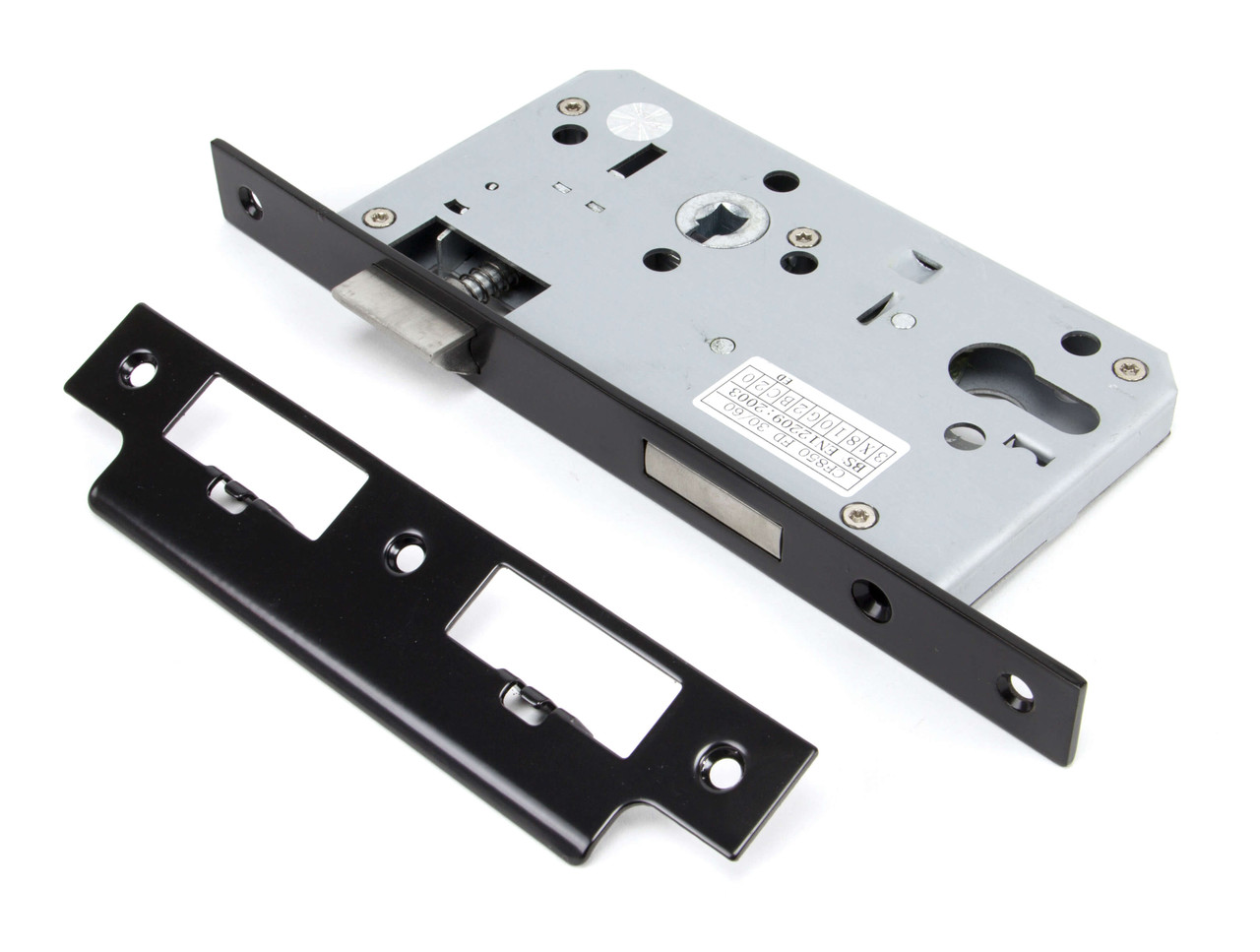 From The Anvil Euro Mortice Lock | 60mm Backset | Black