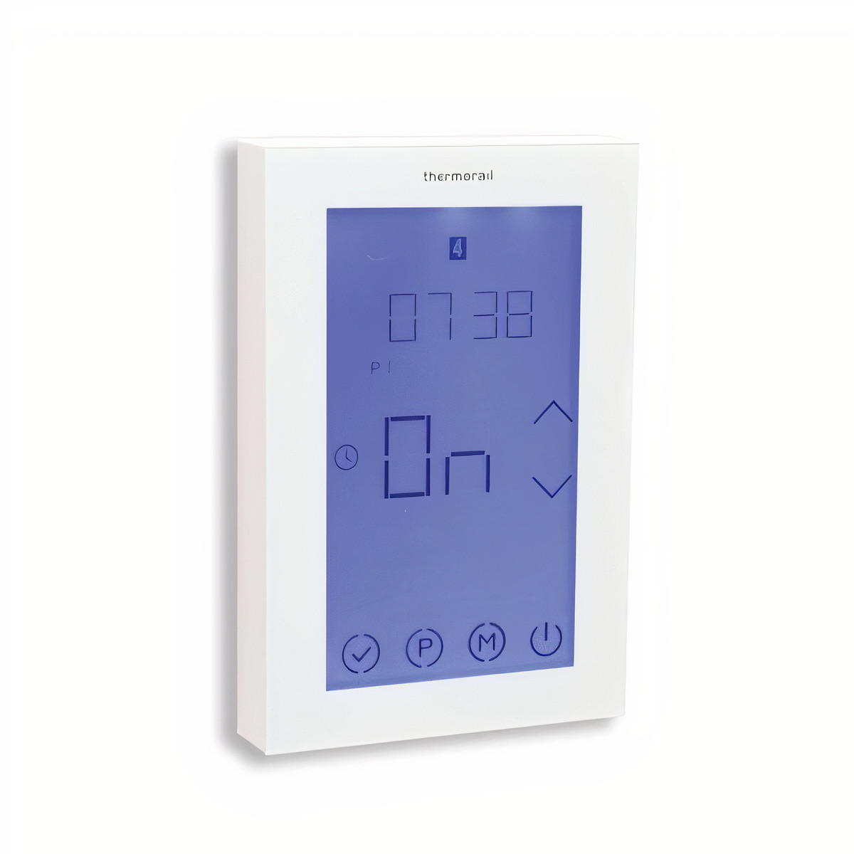 Thermogroup Thermorail Touch Screen Timer | Portrait | White
