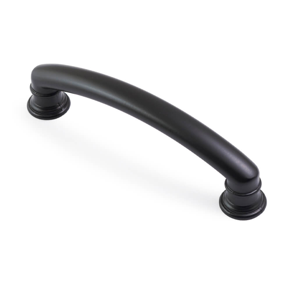 Castella Decade Fluted Cabinet Pull Handle 102mm Matte Black