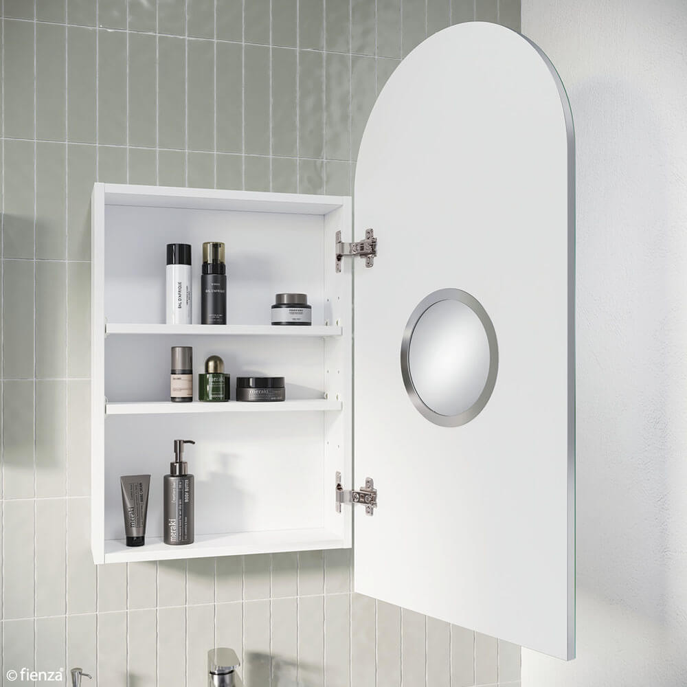 Fienza Shaving Cabinet | 450 x 900mm | Arch Mirror Door