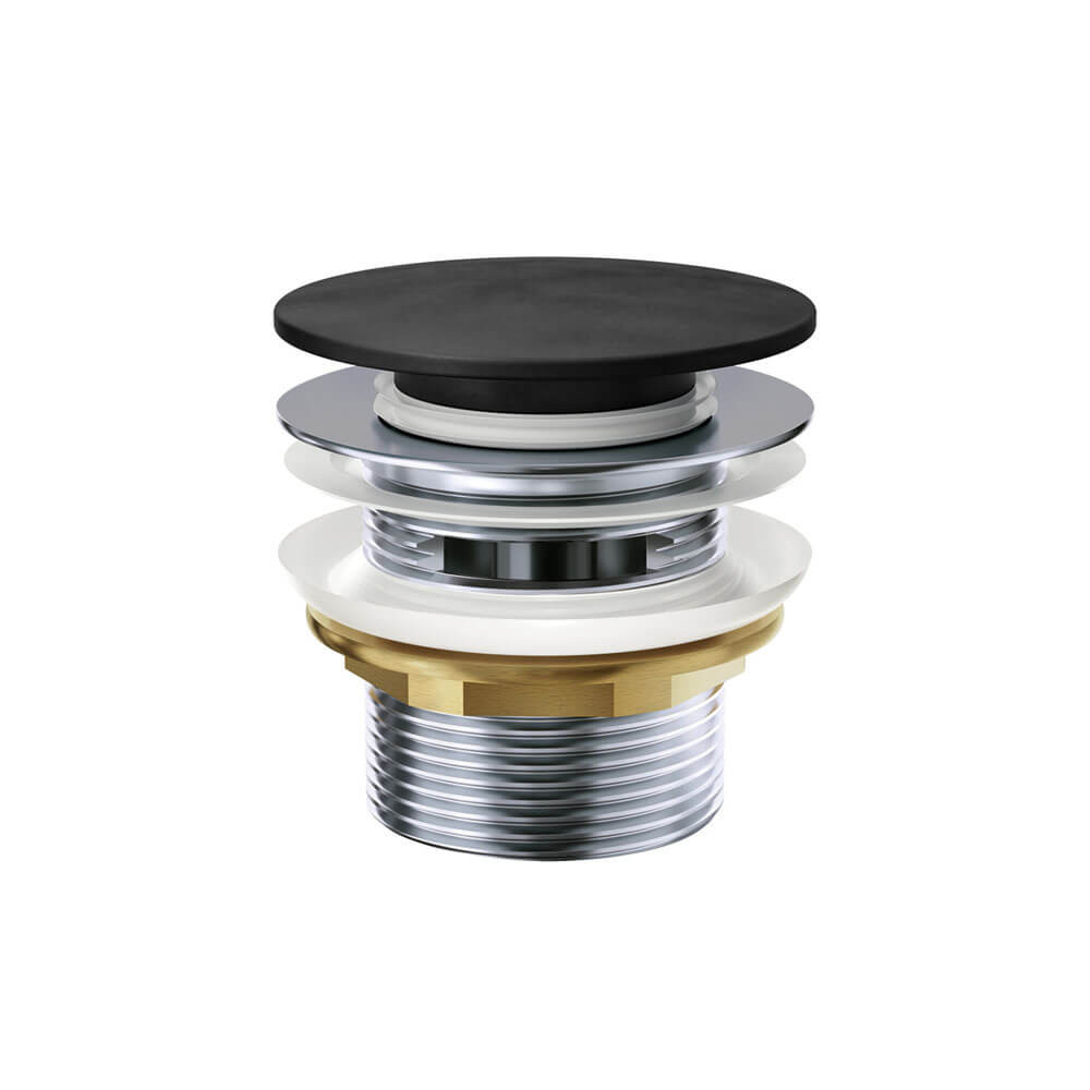 Fienza Pop|Up/Pull|Out Bath Waste | 40mm | Matte Black