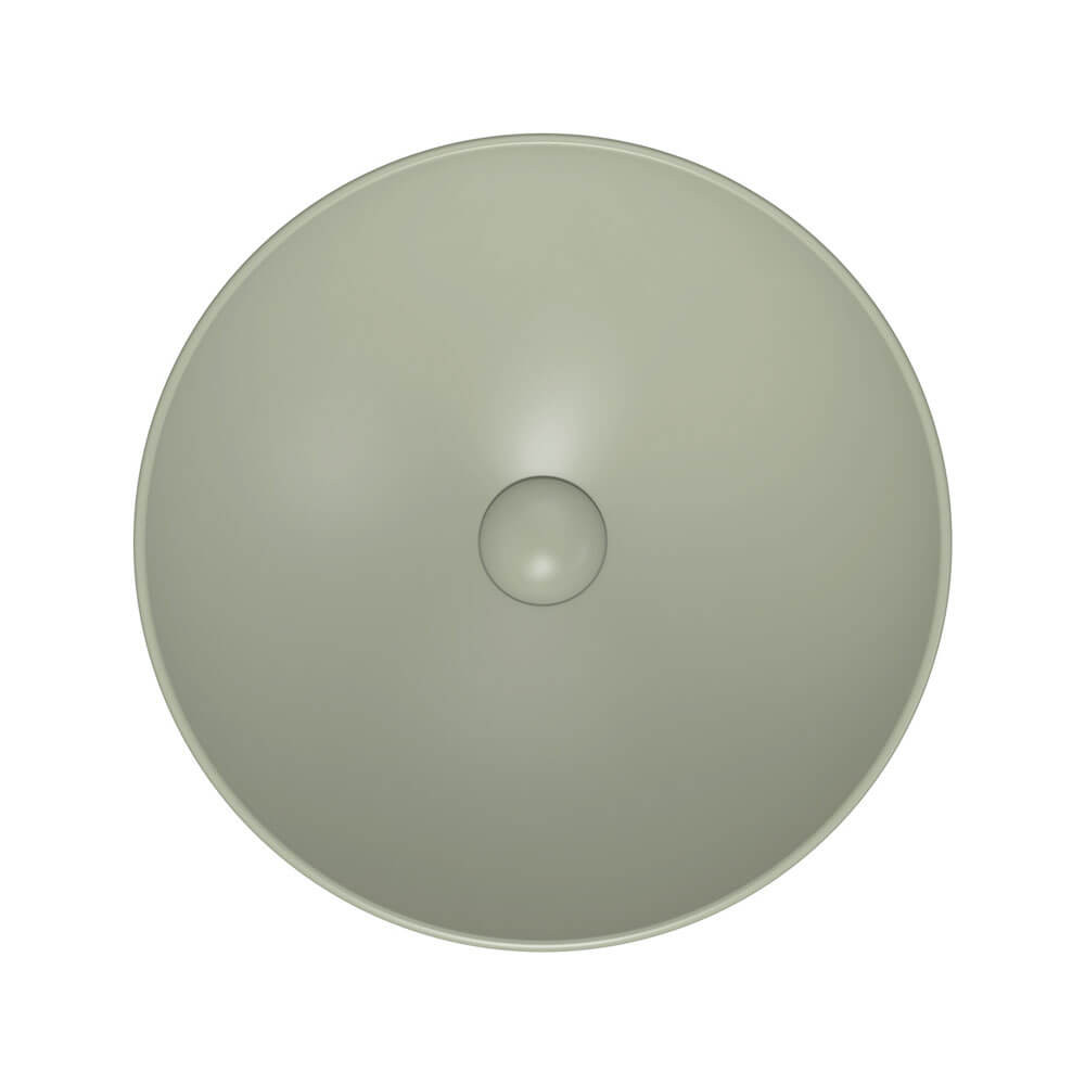 Fienza Aluca Counter Bathroom Basin | 400mm | Olive Green