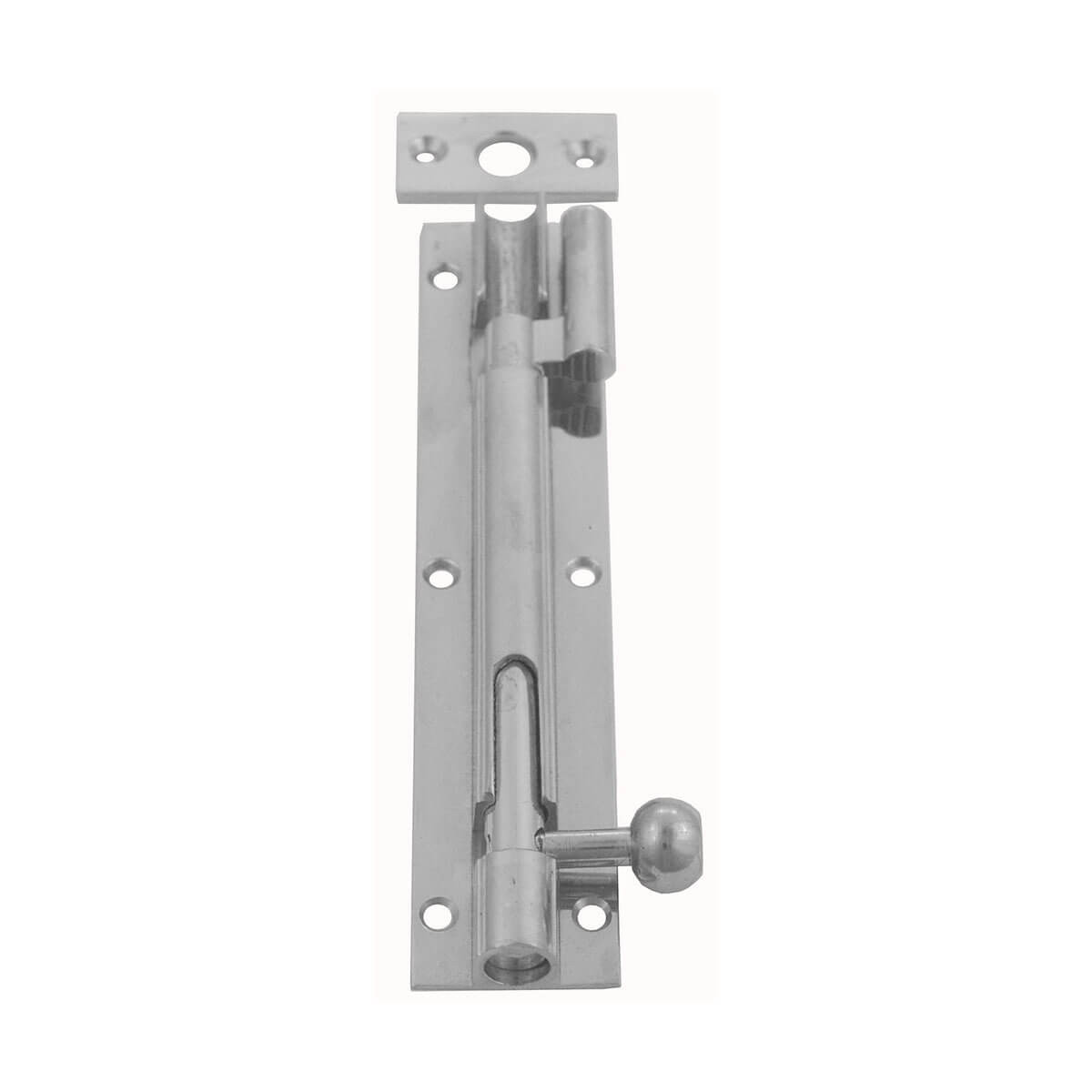 Domino Offset Barrel Bolt | Satin Chrome