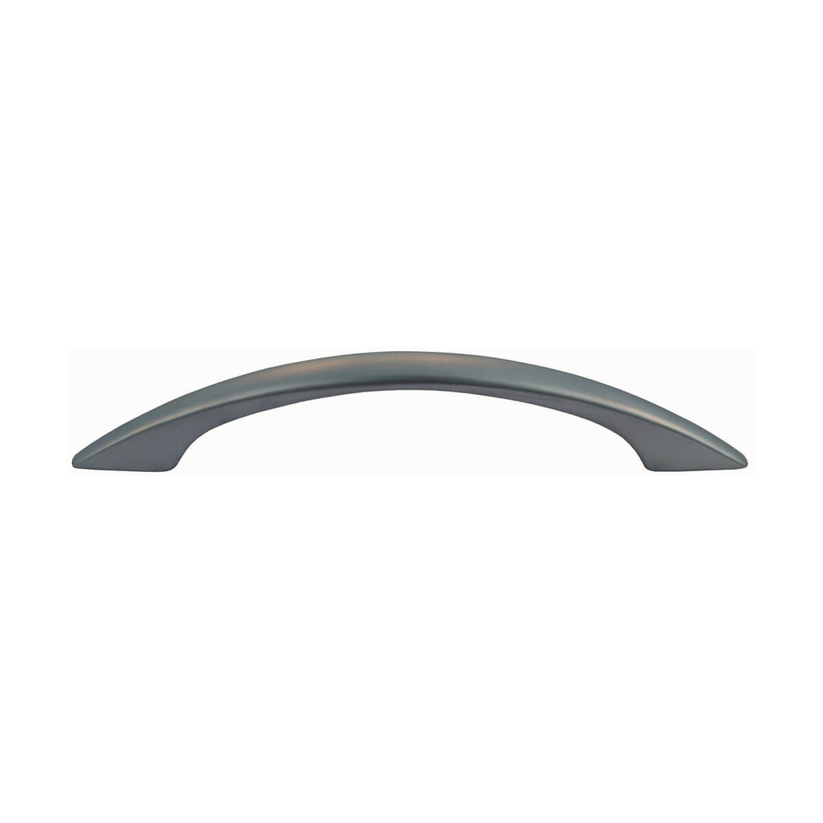 Domino Modern Bow Cabinet Pull Handle - Satin Chrome