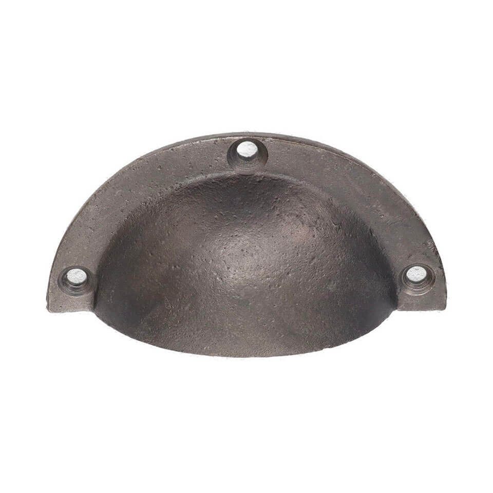 Domino Classic Drawer Pull Handle - 85 - Cast Iron