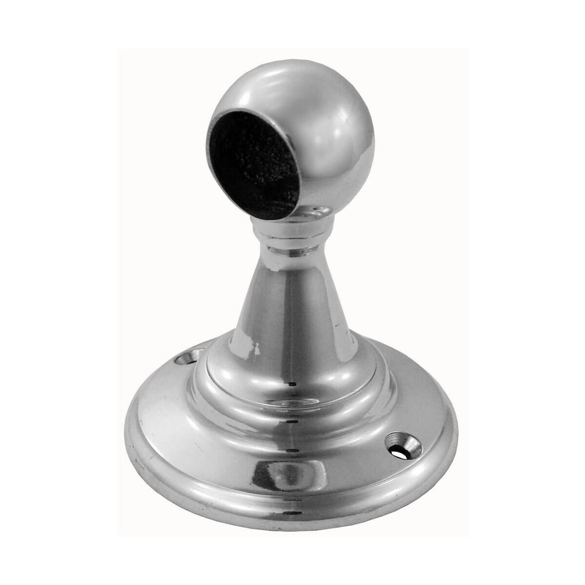 Domino Classic Rail End Bracket - Chrome