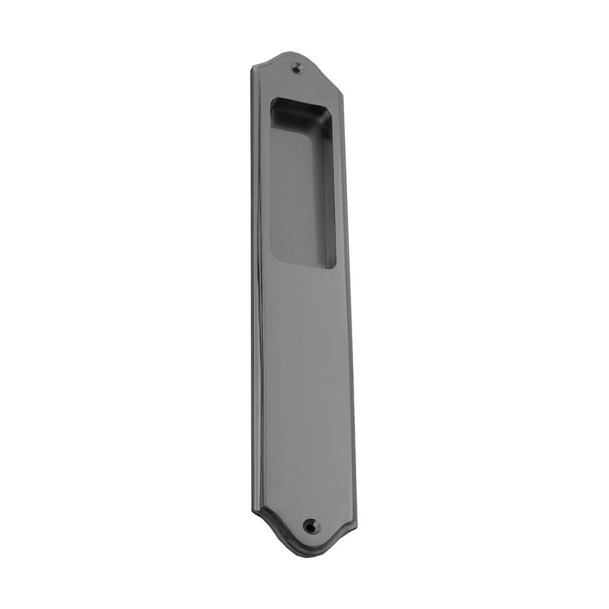 Domino Bevelled Arch Sliding Door Flush Pull 240mm | Bronze