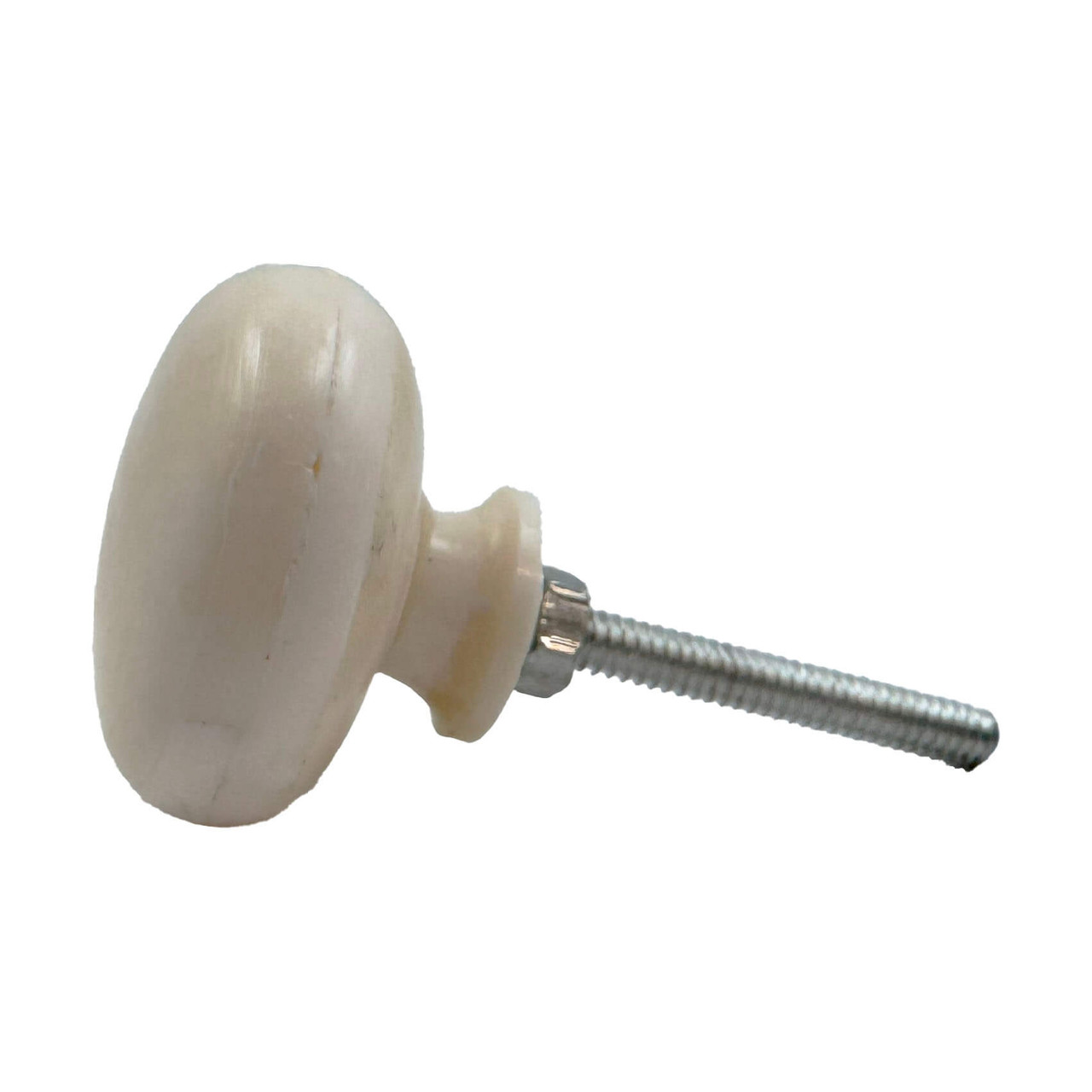 Character House Ivory Round Bone Cupboard Knob | 27mm