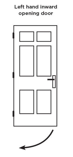 Tradco Lift Off Hinge | Left Hand | 100 x 75mm | Matte Black