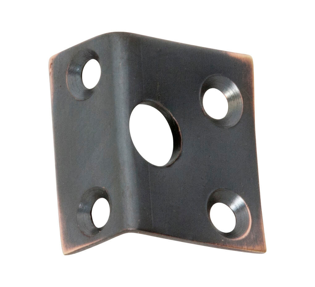 Tradco Right Angle Bolt Keeper | 7.5mm Bolt | Antique Copper