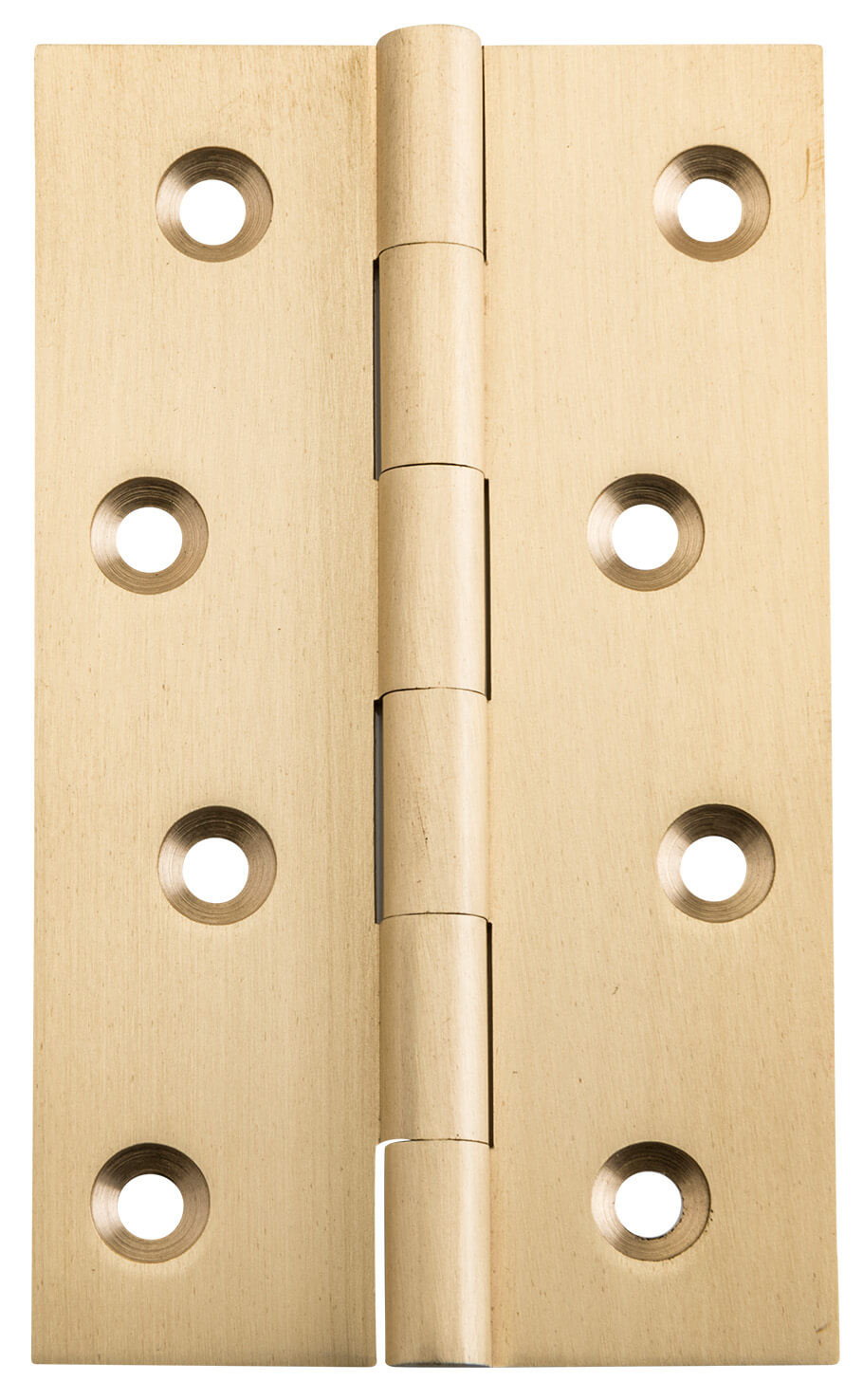 Tradco Fixed Pin Hinge | 100 x 60mm | Satin Brass