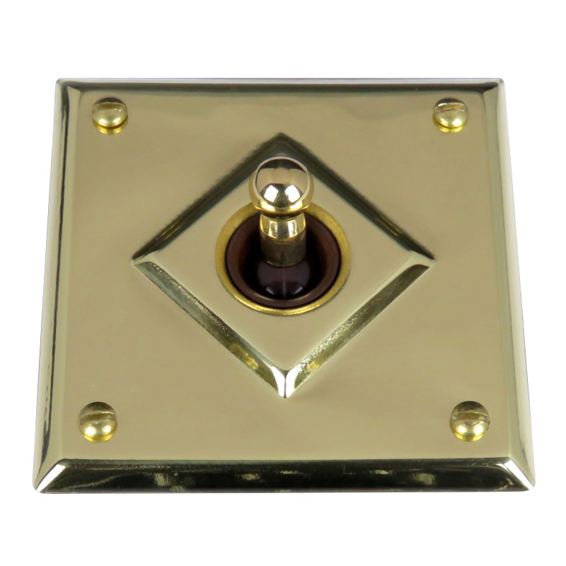 Classic Electric Bungalow 1 Gang Toggle Light Switch | 67 x 67mm ...