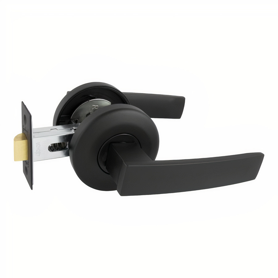 Gainsborough Neue Angular Lever Door Handle | Round Rose | Matte