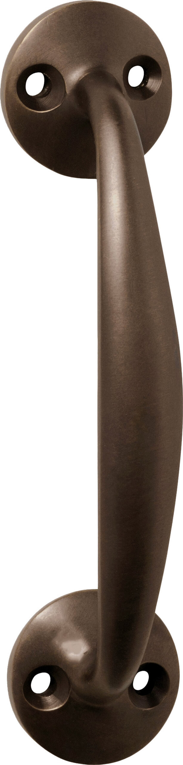 Tradco Telephone Pull Handle | 110mm | Antique Brass