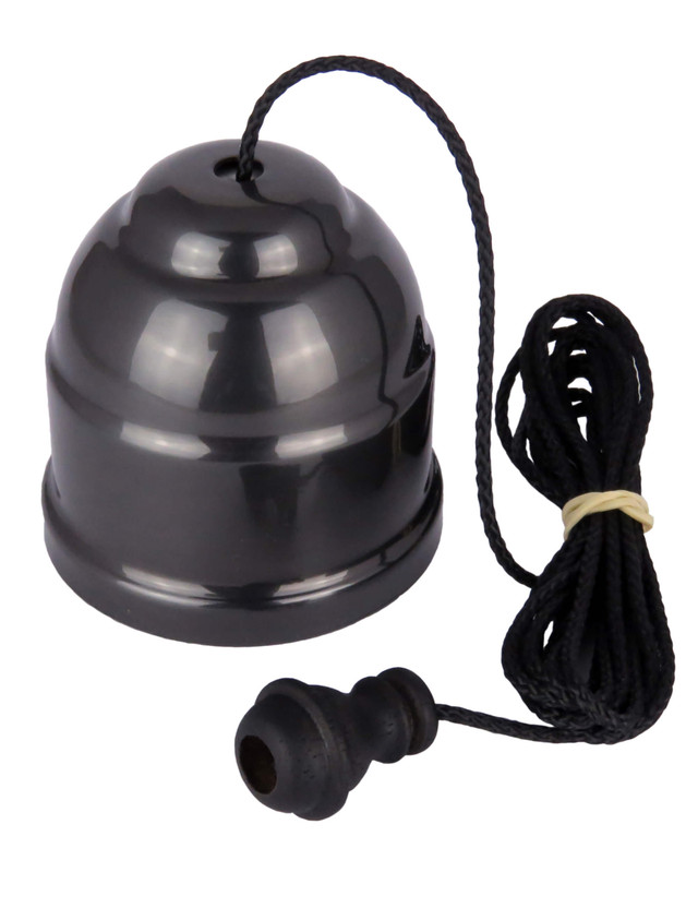 Classic Electric Grand Ceiling Pull Switch | Black Bronze