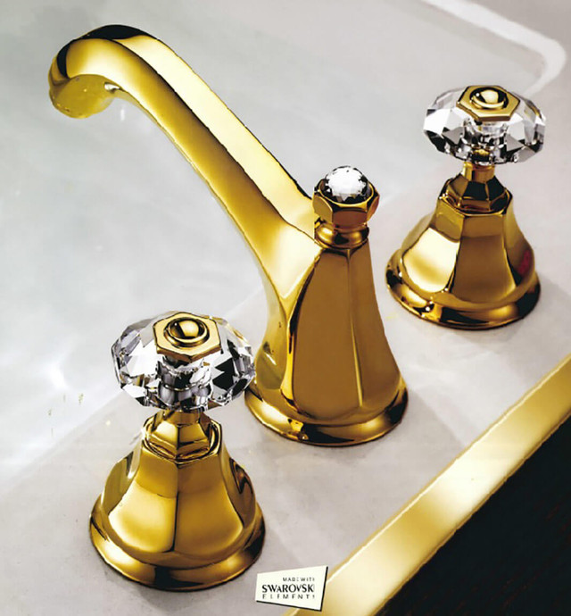 Nicolazzi 1908 Art Deco Teide Basin Tap with Pop|Up Waste | Fixed Spout