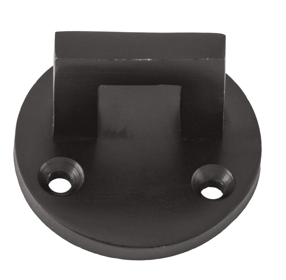 Tradco Hook Wall Mounted Door Stop | 70mm | Matte Black