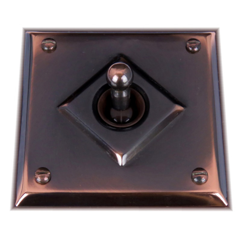 Classic Electric Bungalow 1 Gang Toggle Light Switch | 67 x 67mm ...