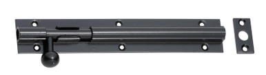 Tradco Long Throw Barrel Bolt | 150 x 25mm | Matte Black
