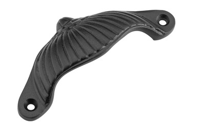 Tradco Shell Cast Brass Drawer Pull Handle | 105mm | Antique Finish