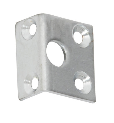 Tradco Right Angle Bolt Keeper | 7.5mm Bolt | Satin Chrome