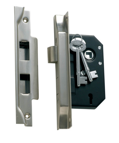 Tradco Rebated Skeleton Key Mortice Lock | 3 Lever | 44mm Backset ...