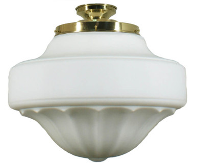 Lode Lighting DIY Batten Fix Light | 13" Derby Glass | 300 x 330mm ...