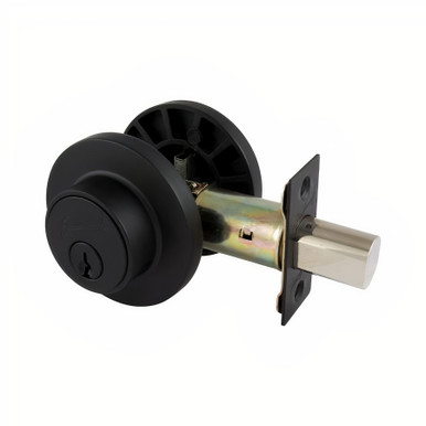 Gainsborough TradePro Cass Round Deadbolt | Matte Black