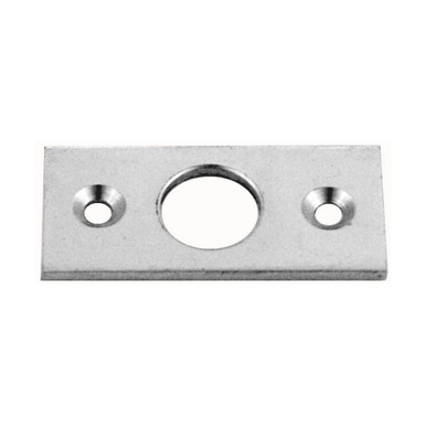 Domino Flat Plate Bolt Keeper | Chrome