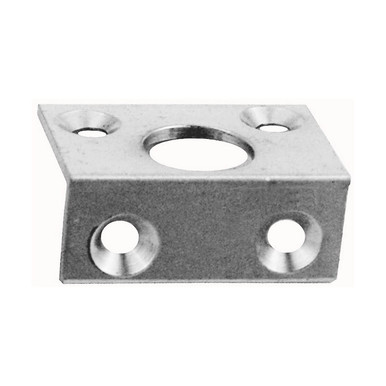 Domino Right Angle Bolt Keeper | Chrome