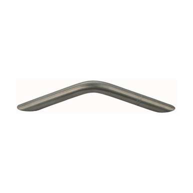Domino Angular Ridged Cabinet Handle | Satin Stainless Steel