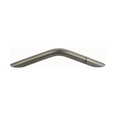 Domino Angular Cabinet Pull Handle - Satin Stainless Steel