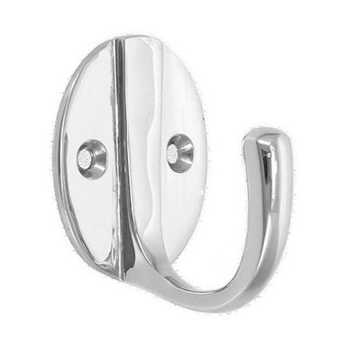 Domino Classic Robe Hook | 50 x 45mm | Chrome