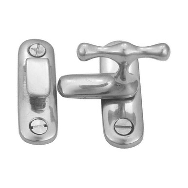 Domino Thumb Turn Catch | 60 x 17mm | Chrome