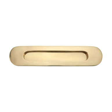 Domino Oval Letter Plate | 267 x 50mm | Polished Brass