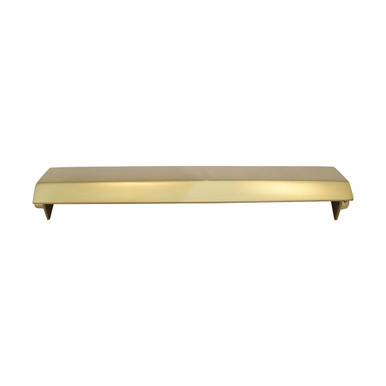 Domino Classic Letter Plate Cover | 250mm | Polished Brass
