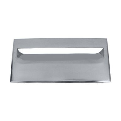 Domino Traditional Front Letter Box Plate | 355mm | Chrome