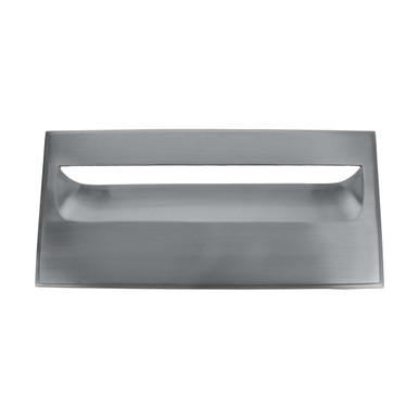 Domino Traditional Front Letter Box Plate | Satin Chrome
