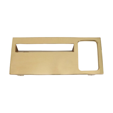 Slotted Front & Back Letter Plate & Newspaper Holder | Brass