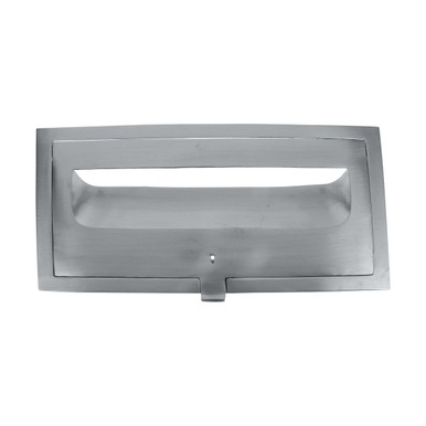 Slotted Lockable Front Letter Plate & Opening | Satin Chrome