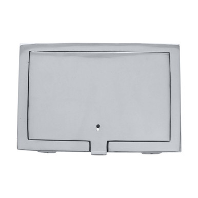 Domino Lockable Front Letter Box Plate & Opening | Chrome