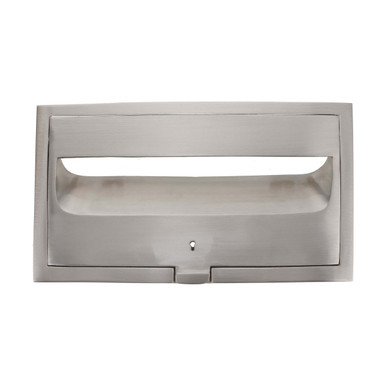 Slotted Lockable Front & Back Letter Plate Opening | Nickel